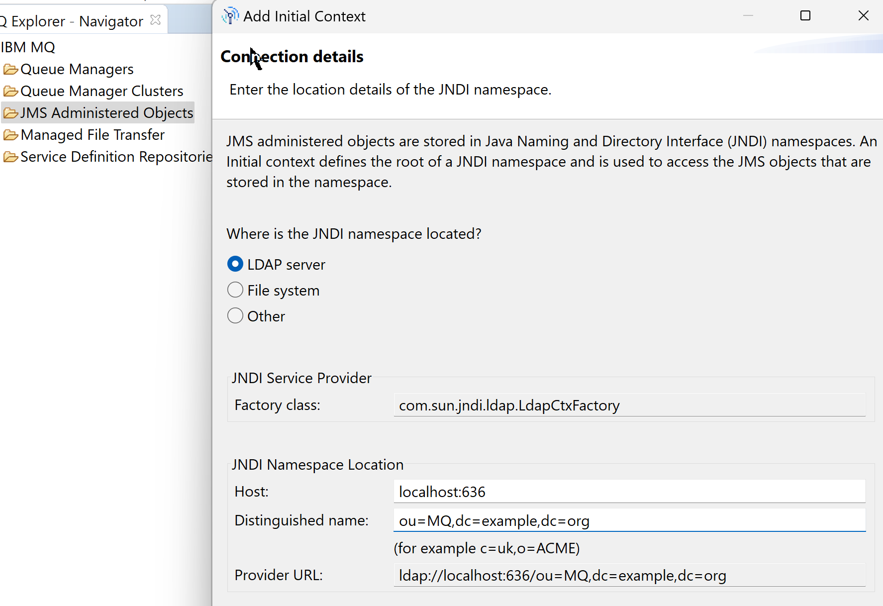 JMS, JNDI and LDAPS - Mark Taylor's Blog